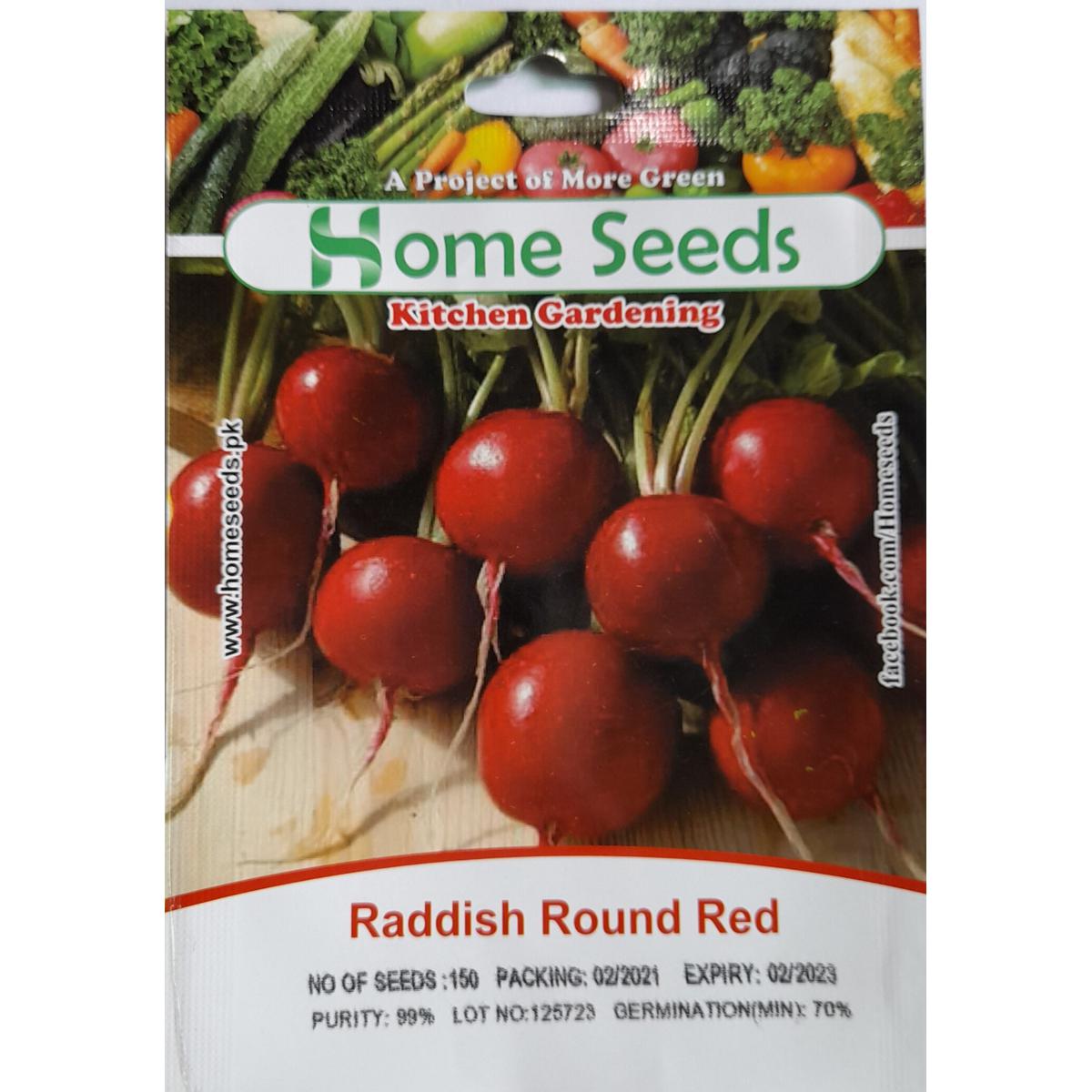 Seeds -Radish Round Red – More Green
